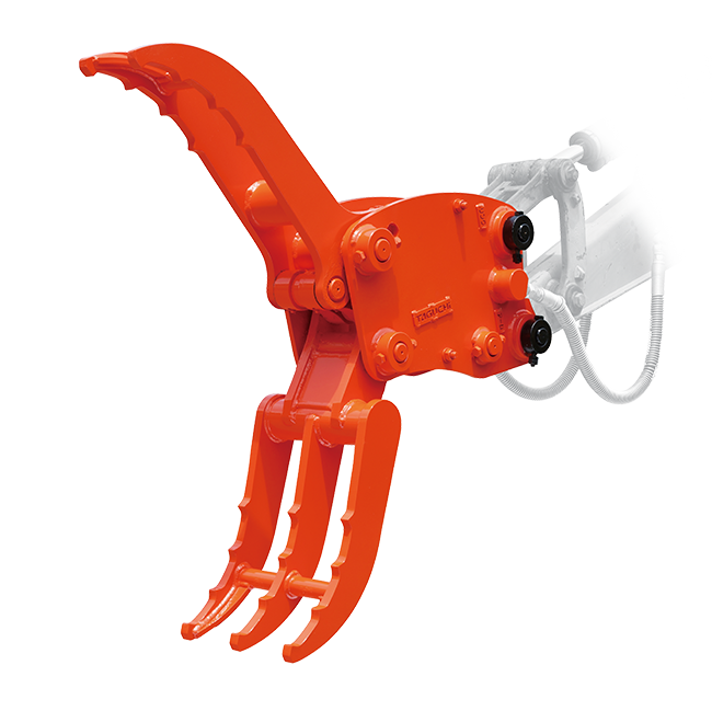 Grasper VL | TAGUCHI | Taguchi Industrial | Excavator attachments ...
