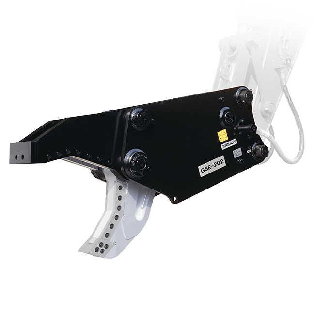 GSE Shear eco | TAGUCHI | Taguchi Industrial | Excavator attachments ...