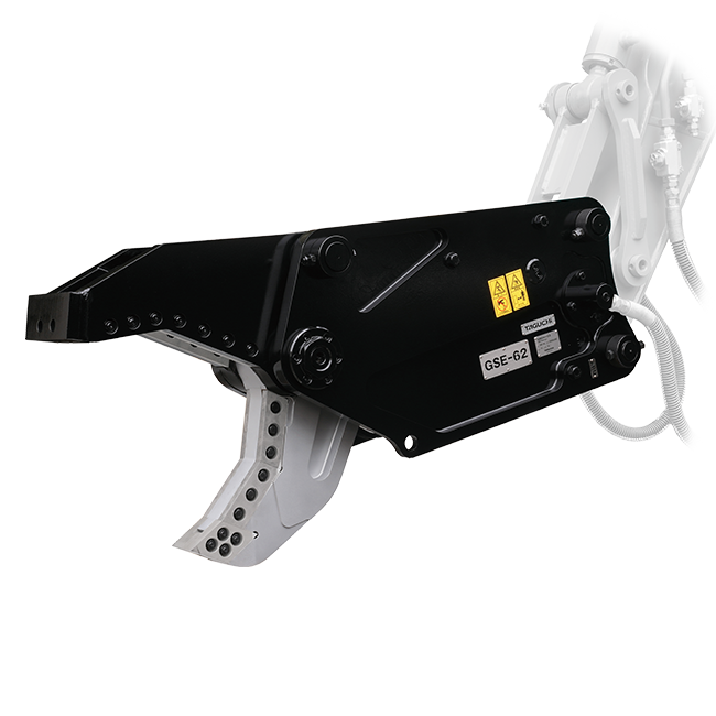 GSE Shear eco | TAGUCHI | Taguchi Industrial | Excavator attachments ...